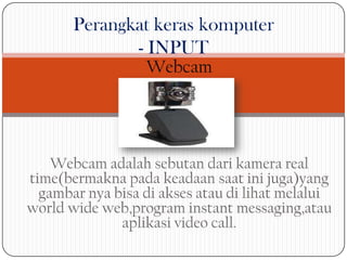 Mengenal perangkat keras komputer | PPTX