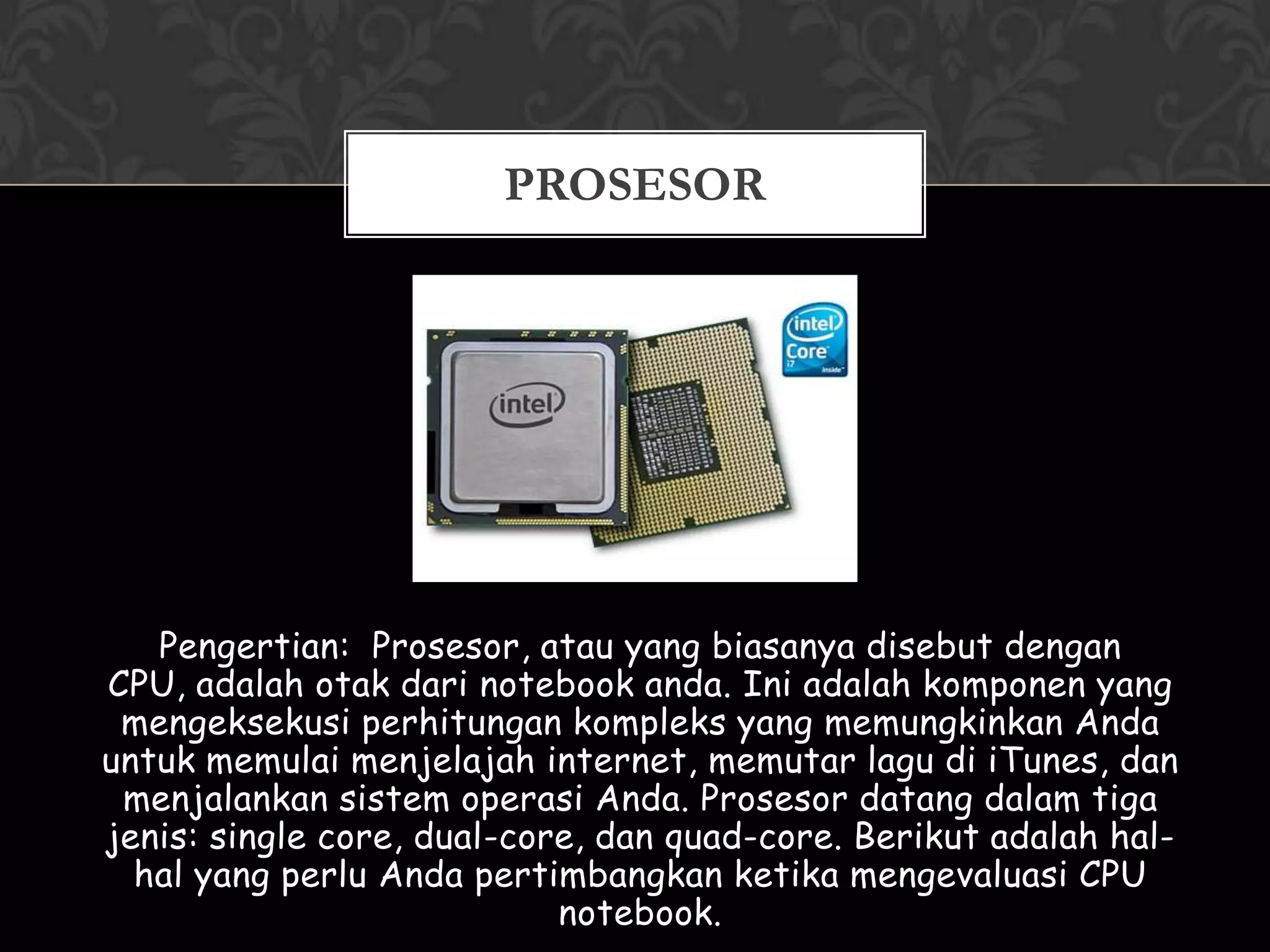 Mengenal perangkat keras komputer | PPT