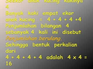 Mengenal perkalian | PPTX