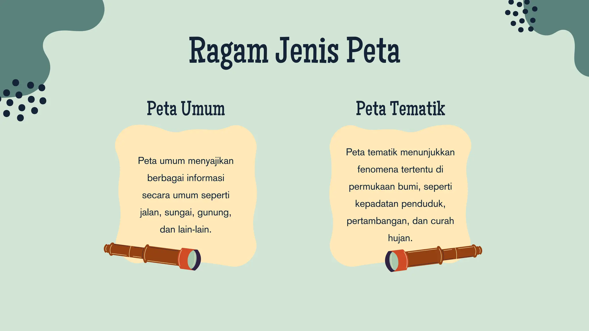 Mengenal Peta, komponen ,jenis jenis peta | PDF