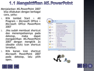 Mengenal power point | PPTX