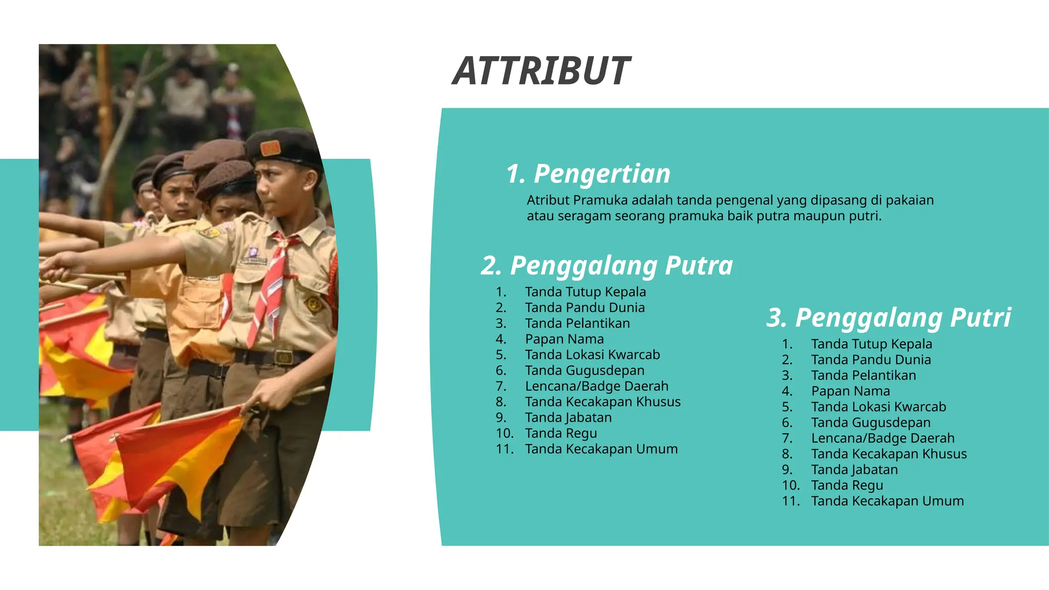 Mengenal Pramuka penggalang pada tahapan | PPSX