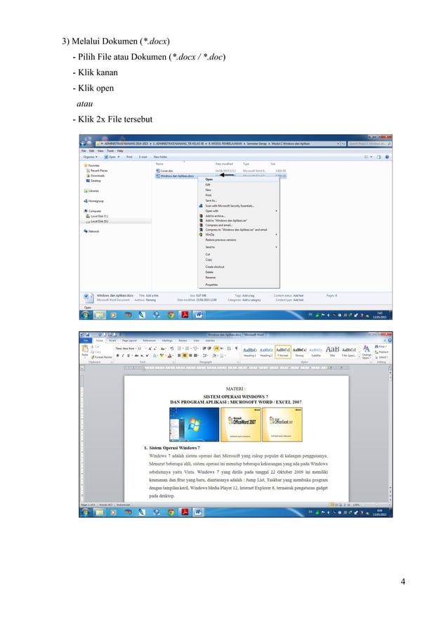 Materi 4 : Mengenal program aplikasi | PDF