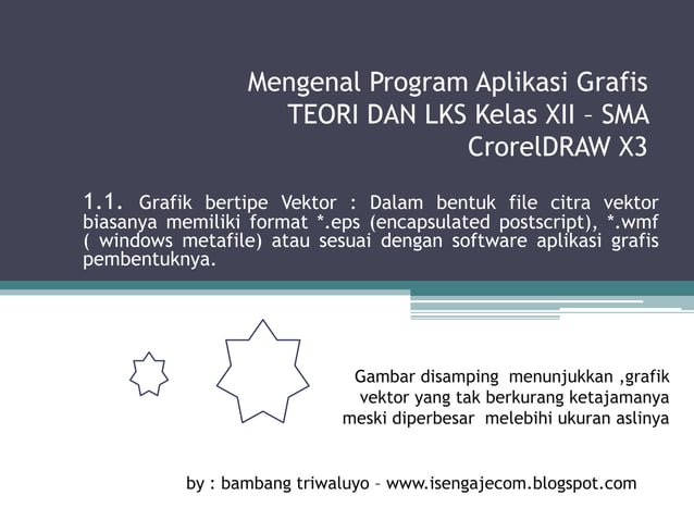 Mengenal program aplikasi grafis | PPT