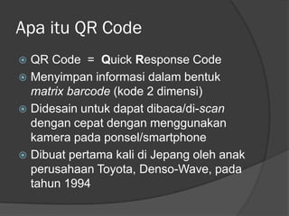 Mengenal QR-Code | PPTX