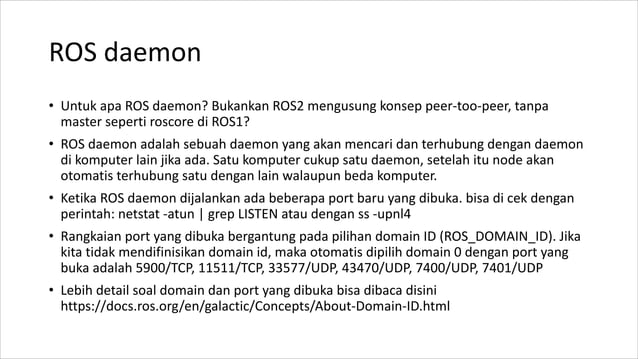 Mengenal ROS2 Galactic | PDF