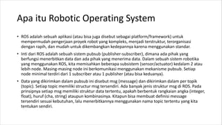 Mengenal ROS2 Galactic | PDF