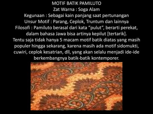 Mengenal seni batik | PPTX