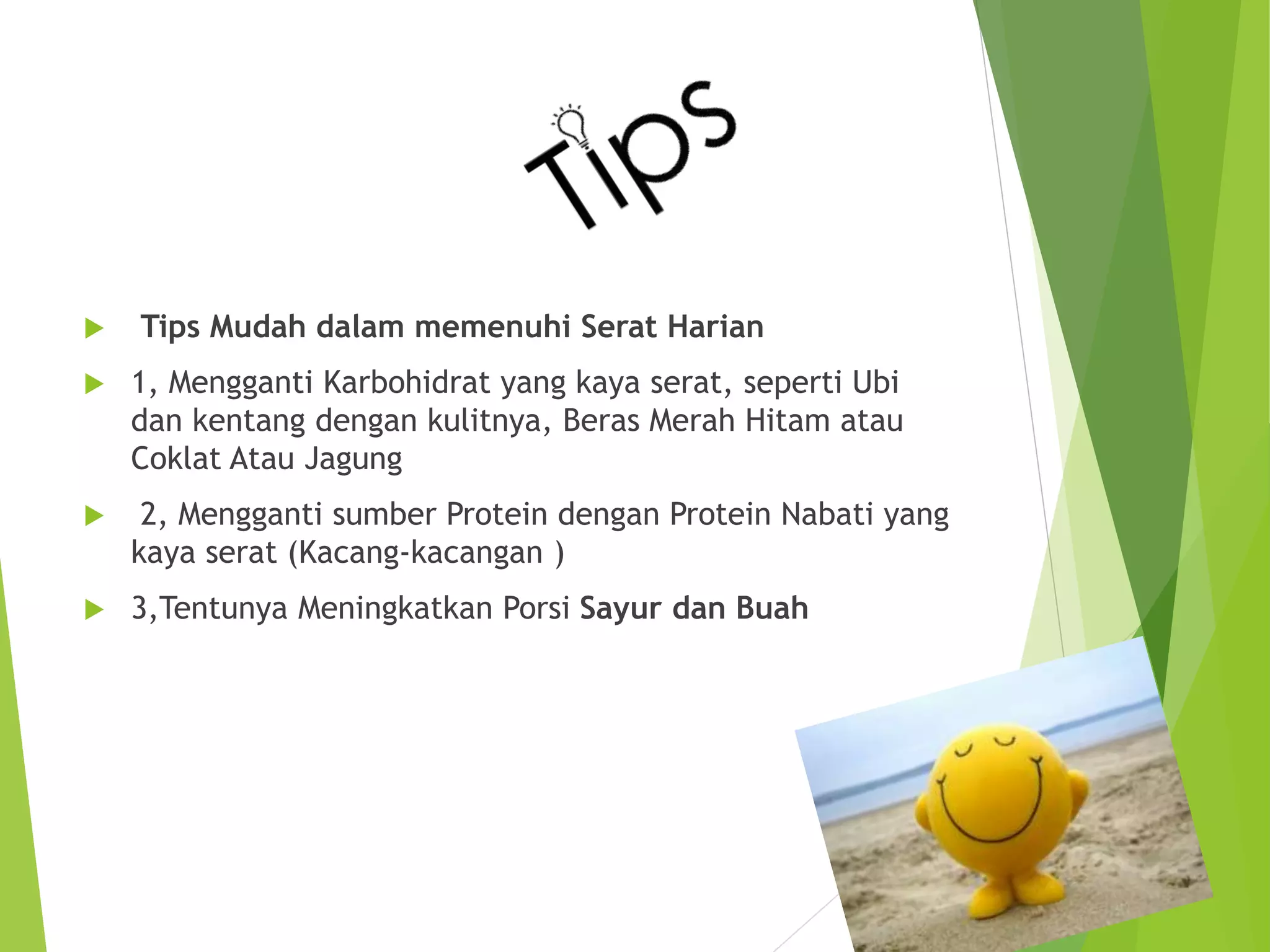 Mengenal serat pangan, apa bedanya dengan serat | PPTX