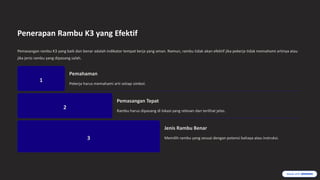 Mengenal simbol K3 Safety Sign Kesehatan dan keselamatan kerja | PDF