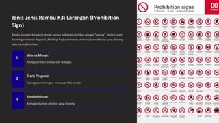 Mengenal simbol K3 Safety Sign Kesehatan dan keselamatan kerja | PDF
