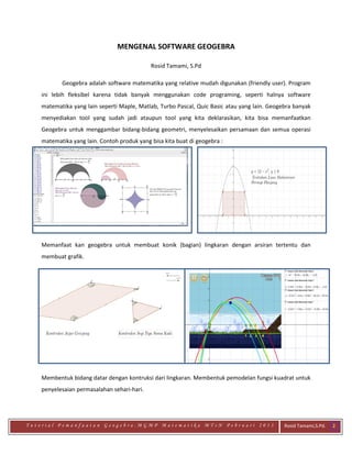 Mengenal software geogebra | PDF