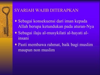Mengenal syariah islam 1 | PPT