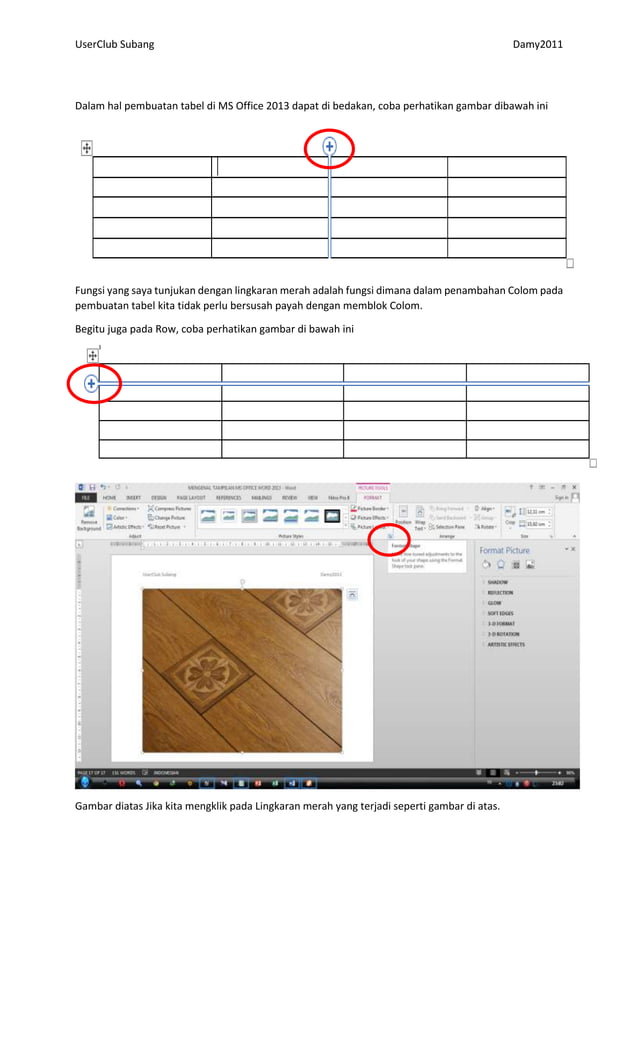 Mengenal tampilan ms office word 2013 | DOCX