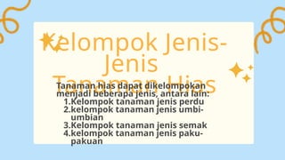 Mengenal Tanaman Bunga Hiass PLH Kelas 4 | PPT