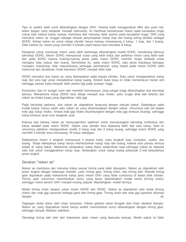 Mengenal teknologi vtec | PDF