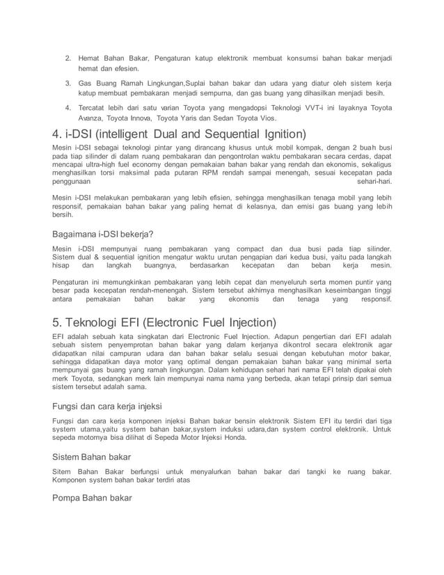 Mengenal teknologi vtec | PDF