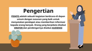 Mengenal Teks Pidato Presentasi Biru Penuh Warna Ilustrasi.pptx