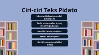 Mengenal Teks Pidato Presentasi Biru Penuh Warna Ilustrasi.pptx