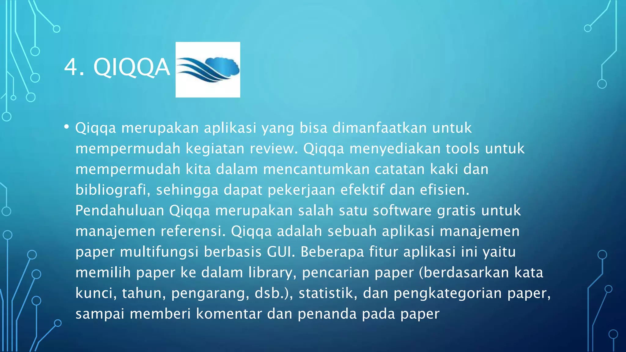 Mengenal tentang aplikasi reference manager | PPT