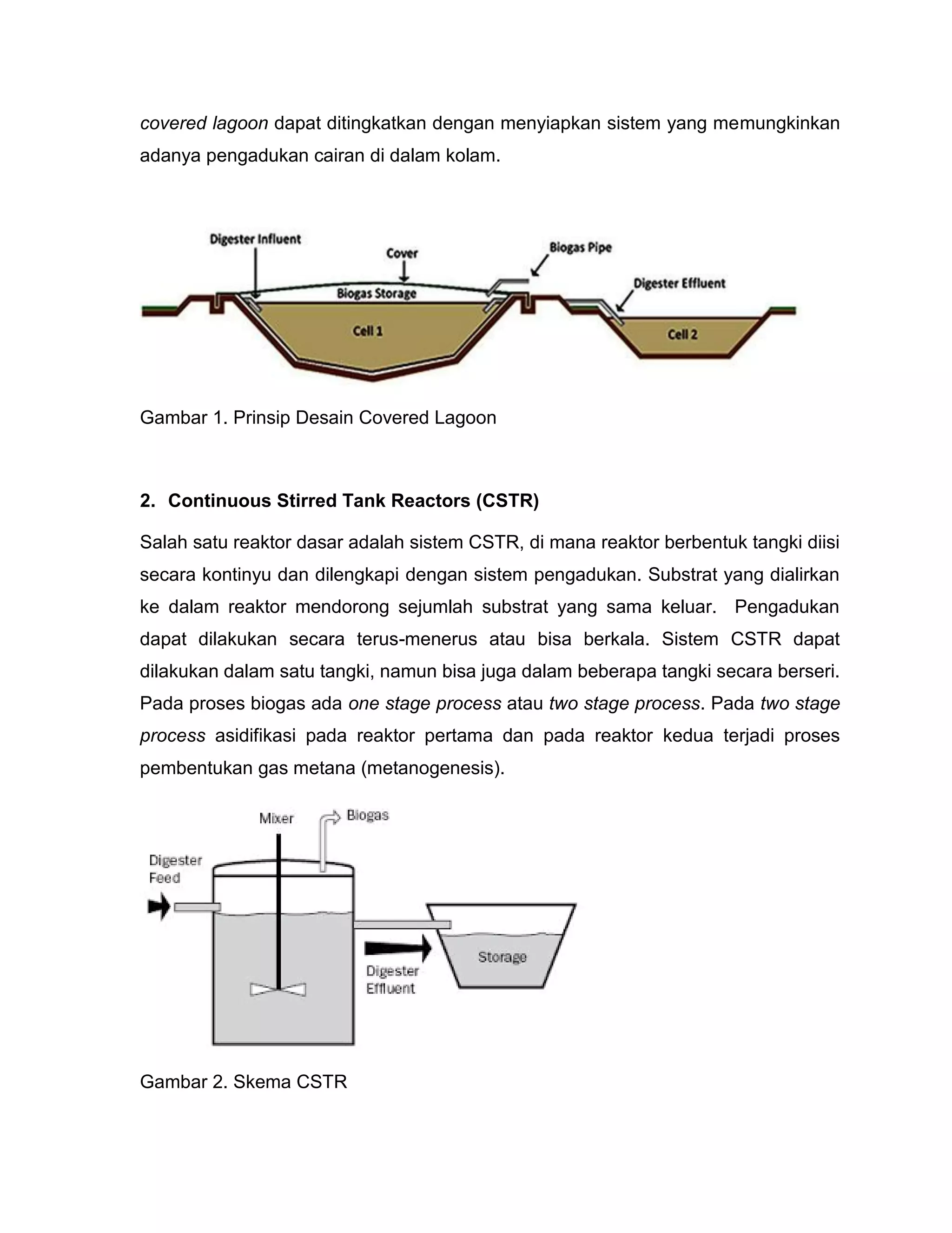 Mengenal Tipe-Tipe Reaktor Biogas | PDF