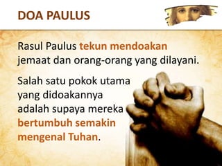 Mengenal Tuhan di dalam Kristus | PPTX