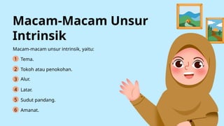 Mengenal Unsur Intrinsik Cerita Presentasi Cream Ilustrasi.pptx