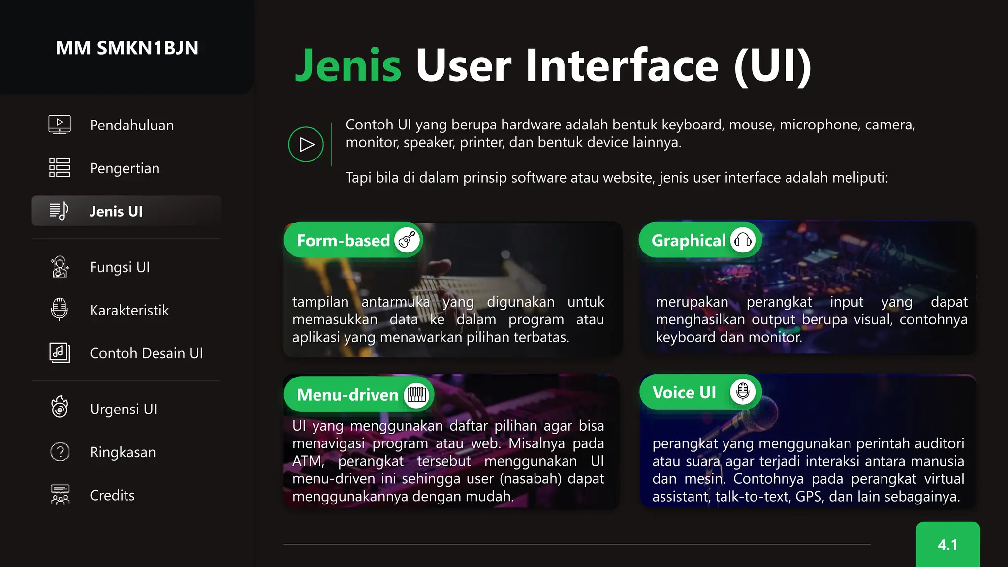 MATERI DESAIN MEDIA INTERAKTIF - MENGENAL USER INTERFACE | PPTX