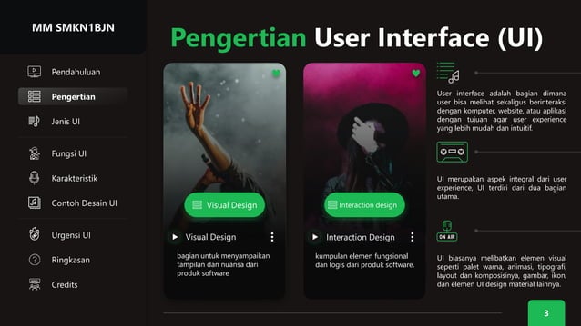 MATERI DESAIN MEDIA INTERAKTIF - MENGENAL USER INTERFACE | PPTX