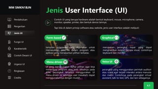 MATERI DESAIN MEDIA INTERAKTIF - MENGENAL USER INTERFACE | PPTX