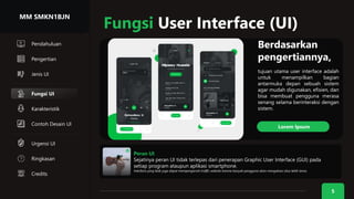 MATERI DESAIN MEDIA INTERAKTIF - MENGENAL USER INTERFACE | PPTX