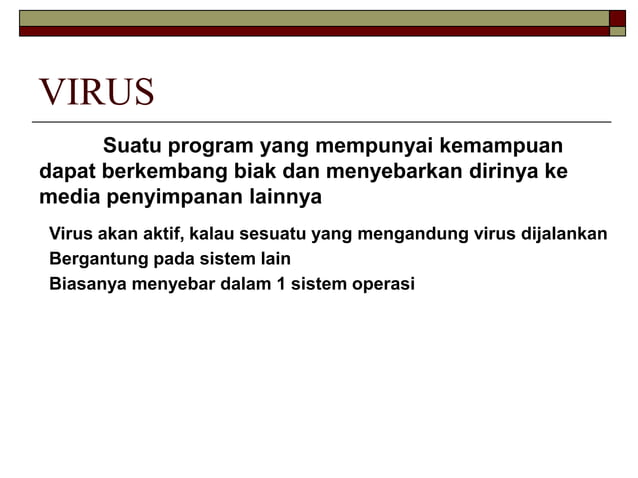 Mengenal virus | PPTX