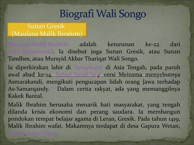 Mengenal wali songo | PPT
