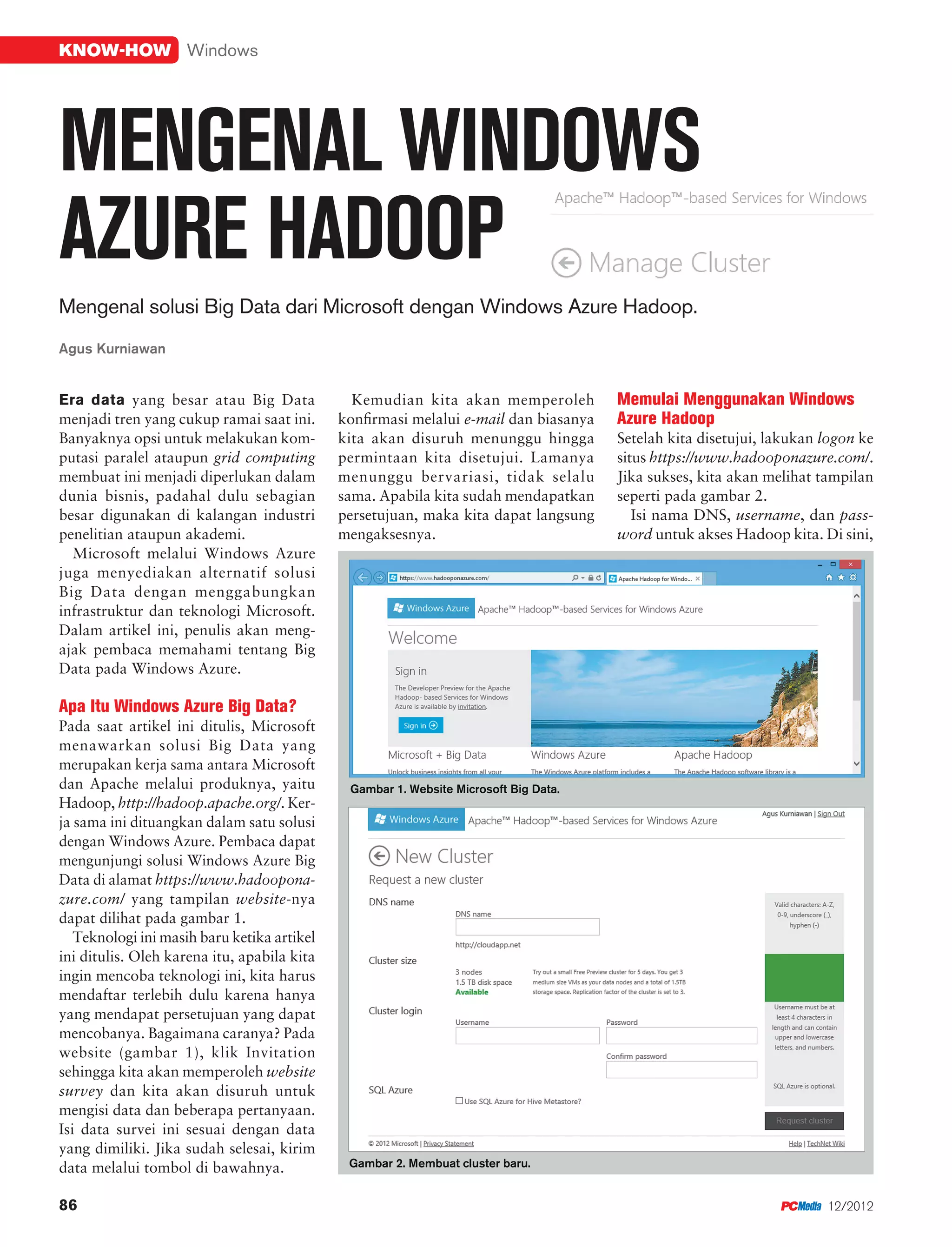 Mengenal Windows Azure Hadoop | PDF