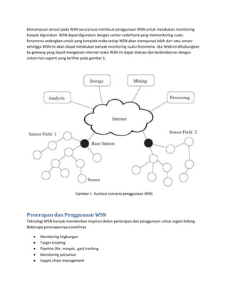 Mengenal Wireless Sensor Network | PDF
