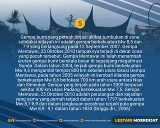 Gempa Bumi Mentawai dan Pemulihan Bencana. | PDF