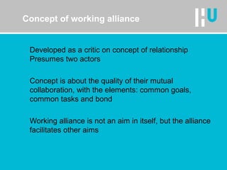 Working alliance with mandated clients | PPT