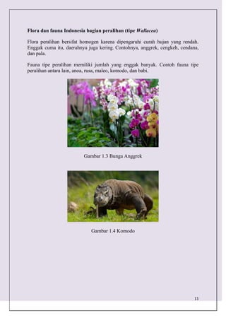 Mengetahui persebaran flora dan fauna di Indonesia | PDF