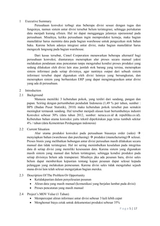 Mengevaluasi kasus bisnis contoh laporan business case | PDF