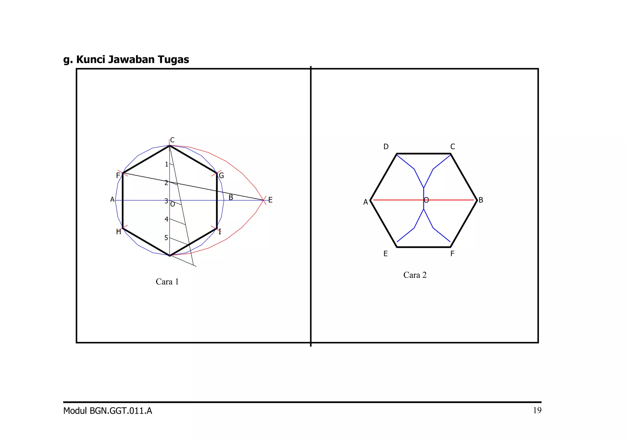 Menggambar segi-tujuh-beraturan | PDF