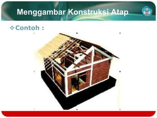 MENGGAMBAR KONSTRUKSI ATAP. SEKOLAH KEJURUANppt | PPT