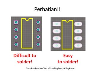 Menggambar layout PCB adalah proses merancang tata letak jalur tembaga ...