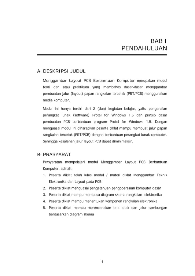 Menggambar layout pcb_berbantuan_komputer | PDF