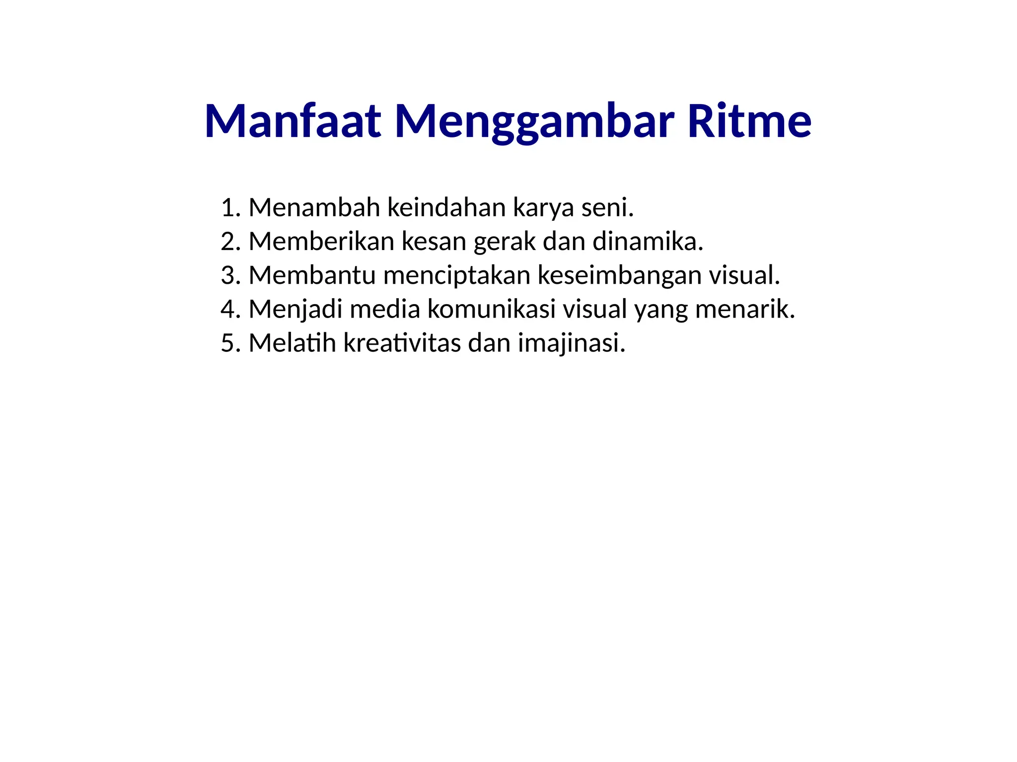 Menggambar_Ritme_Seni_Rupa kelas 6 semester 1 | PPTX