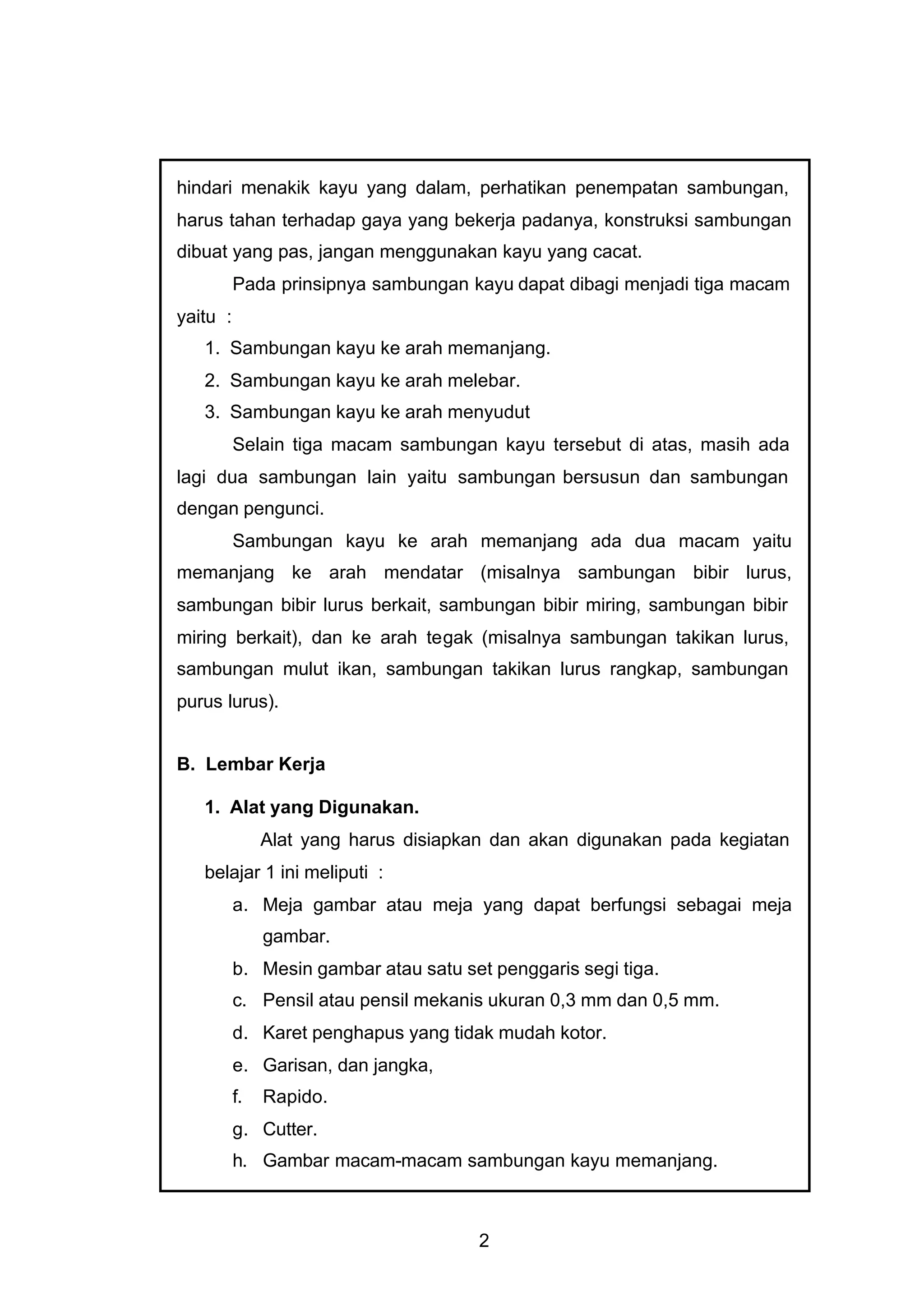 Menggambar sambungan kayu | PDF