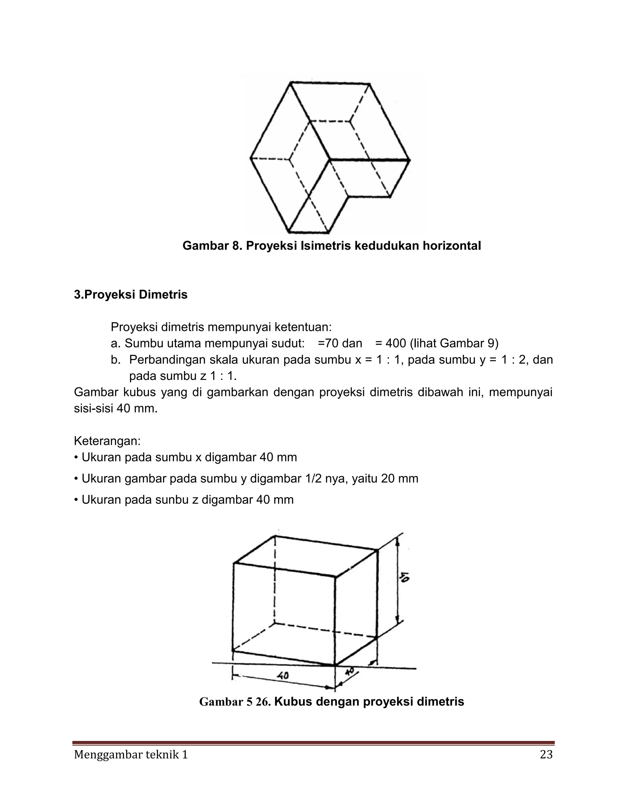 Menggambar teknik | PDF