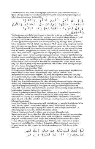 Menggapai keberhan hidup | DOCX