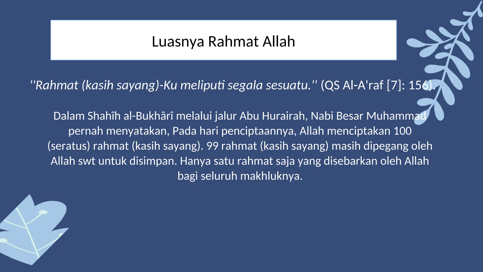 Menggapai Rahmat Allah untuk kebaikan dunia dan akhirat.ppt