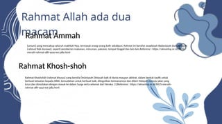 Menggapai Rahmat Allah untuk kebaikan dunia dan akhirat.ppt