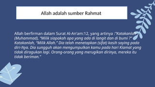 Menggapai Rahmat Allah untuk kebaikan dunia dan akhirat.ppt